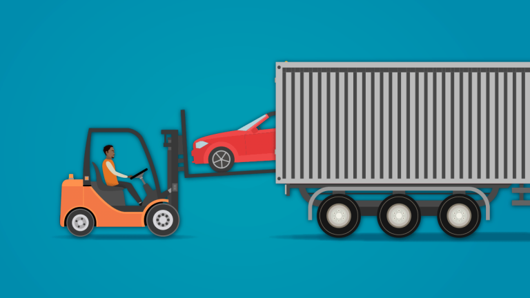 Understanding how a car is loaded into a container - EasyHaul Blog