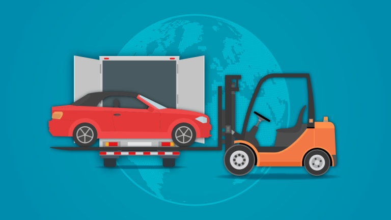 Understanding how a car is loaded into a container - EasyHaul Blog